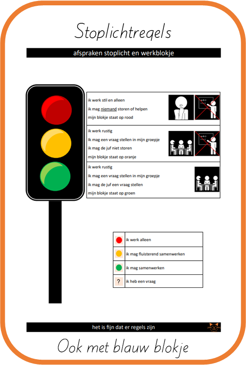 Stoplichtregels – In m'n Sas