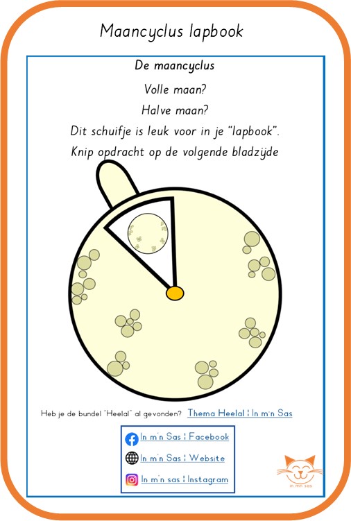 Maancyclus Lapbook – In m'n Sas